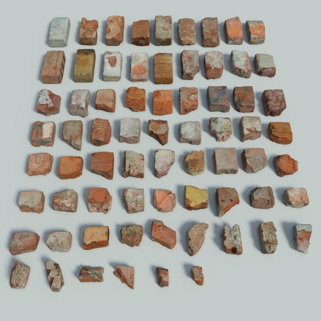 3D Brick Set - TurboSquid 1274938