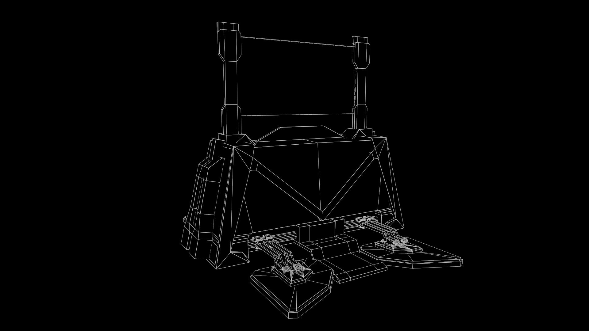 3D Sci-fi Firewall Game Ready Low Poly 3D Model Model - TurboSquid 1898059