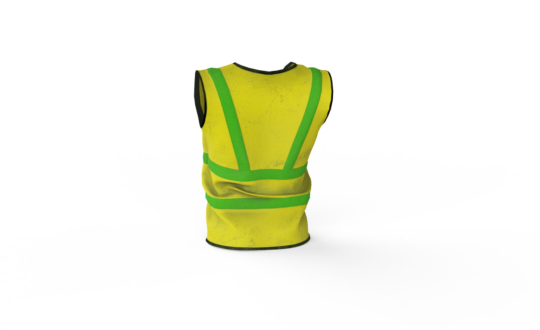 Realistic Worker Vest 002 3D - TurboSquid 2211606