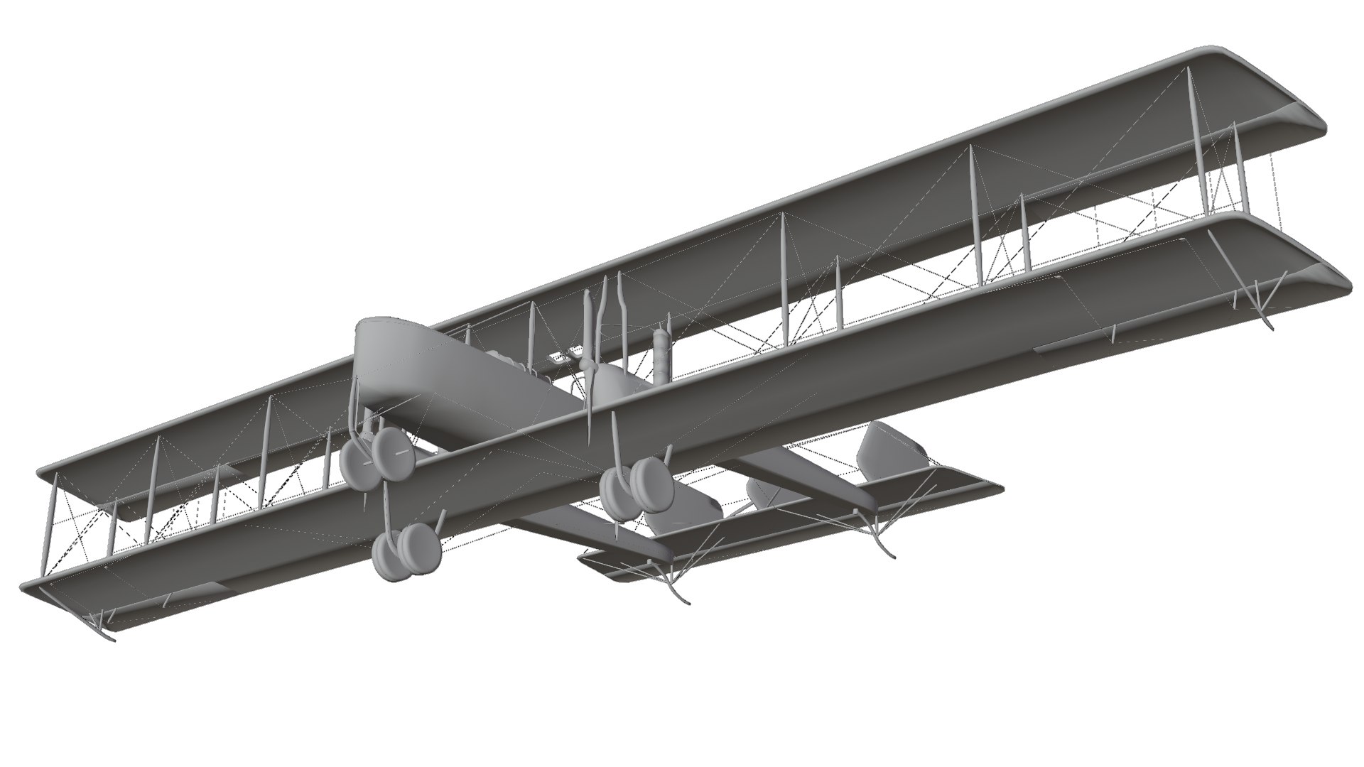 Caproni CA3 3D Model - TurboSquid 2237242