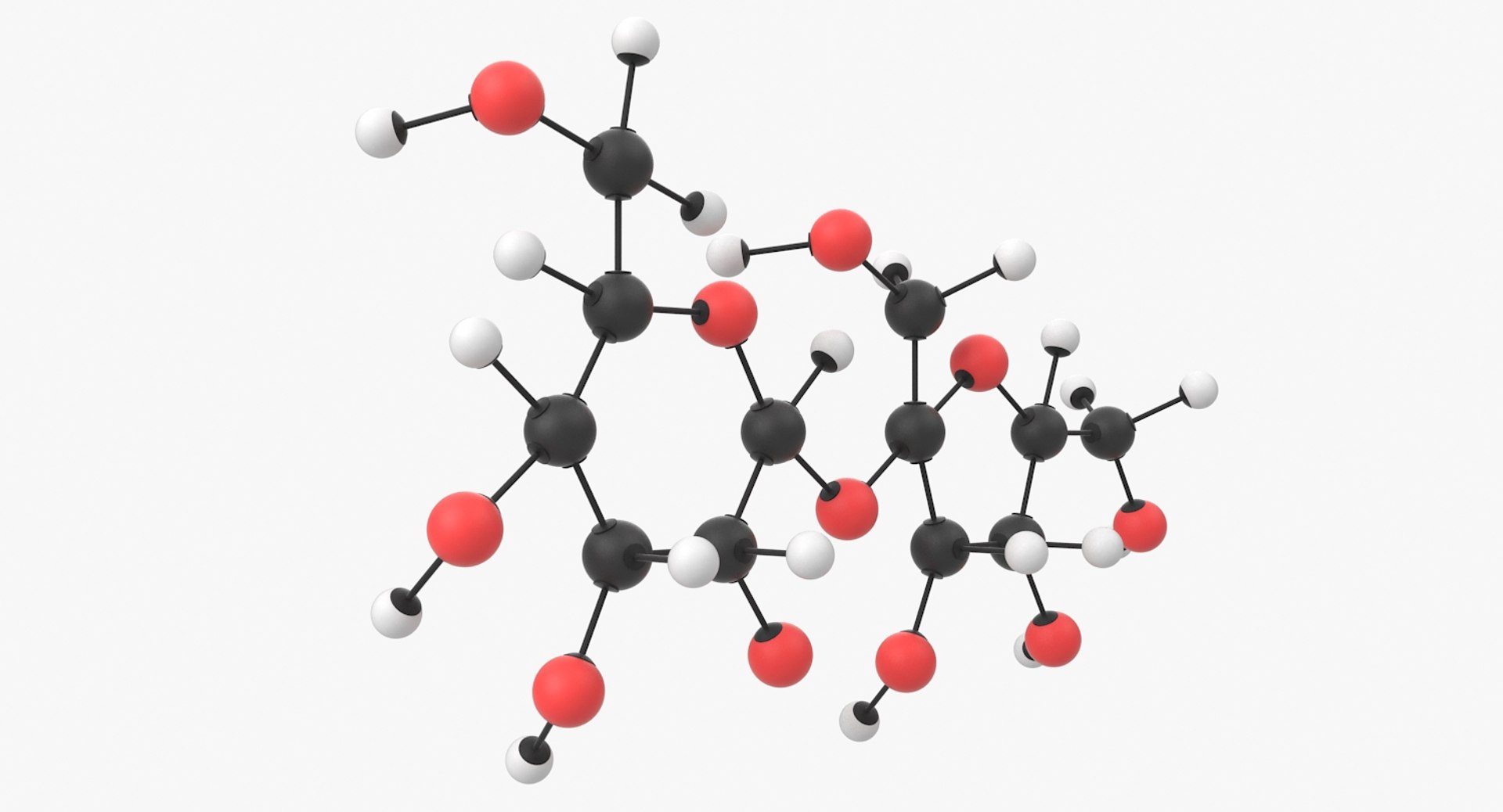 Sucrose Molecule 3D Model - TurboSquid 1425536