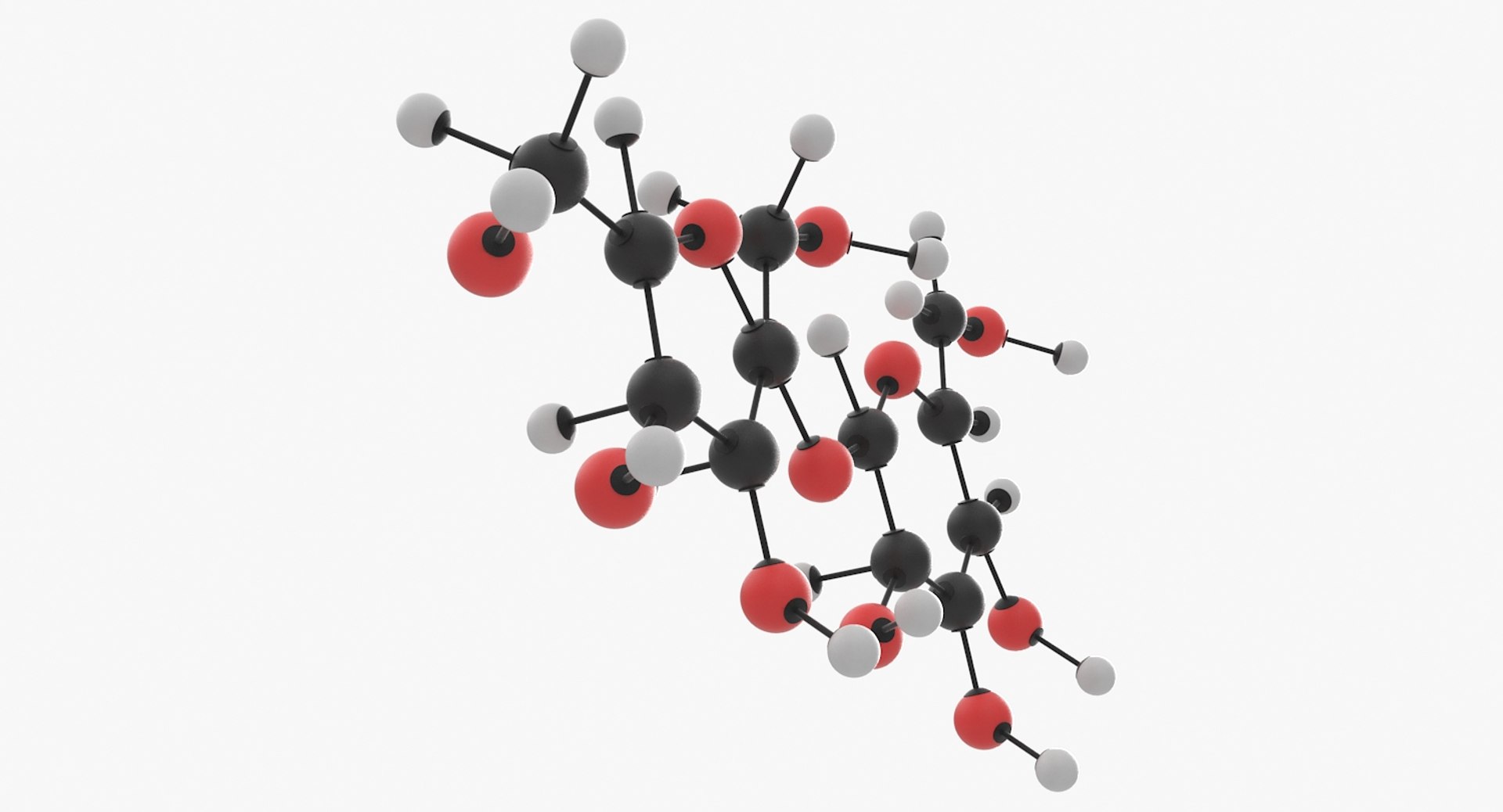 Sucrose Molecule 3D Model - TurboSquid 1425536