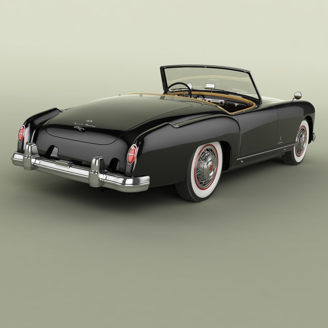 1952 Nash Healey Pininfarina Model - TurboSquid 1610566