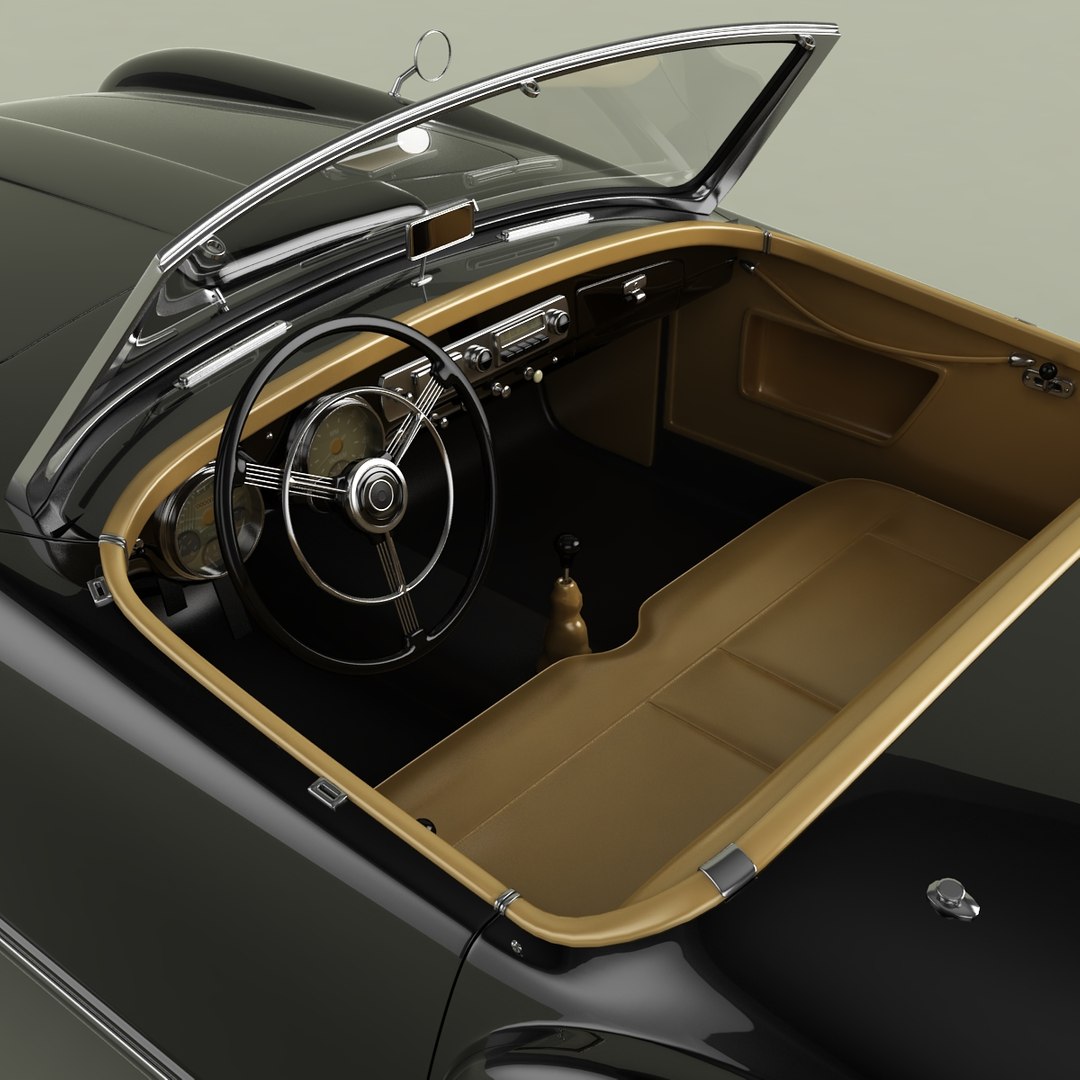 1952 Nash Healey Pininfarina Model - TurboSquid 1610566