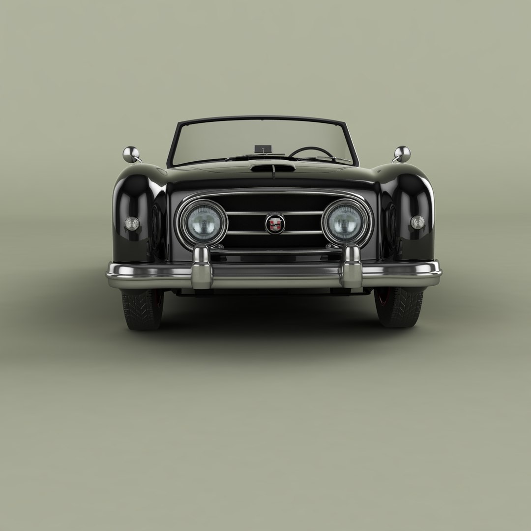 1952 Nash Healey Pininfarina Model - TurboSquid 1610566