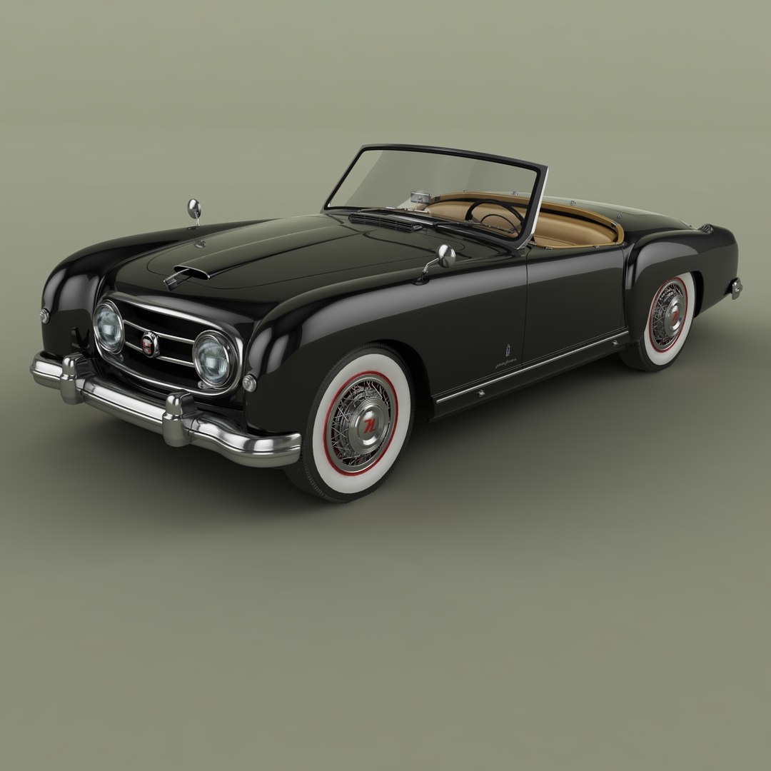 1952 Nash Healey Pininfarina Model - TurboSquid 1610566