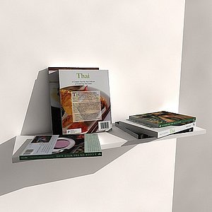 3d Cookery Book Model