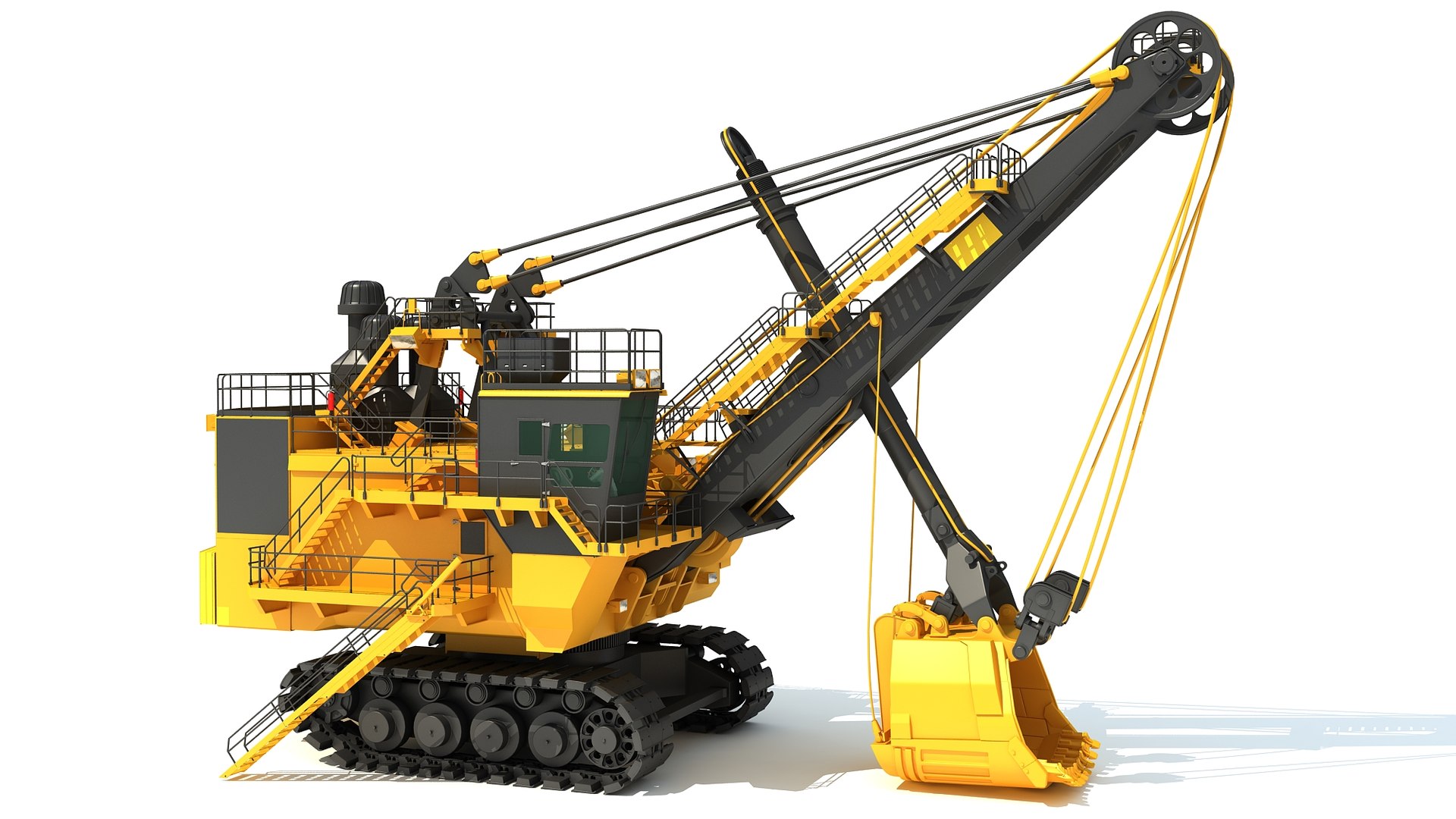 3D Model Mining Vehicle - TurboSquid 1556791
