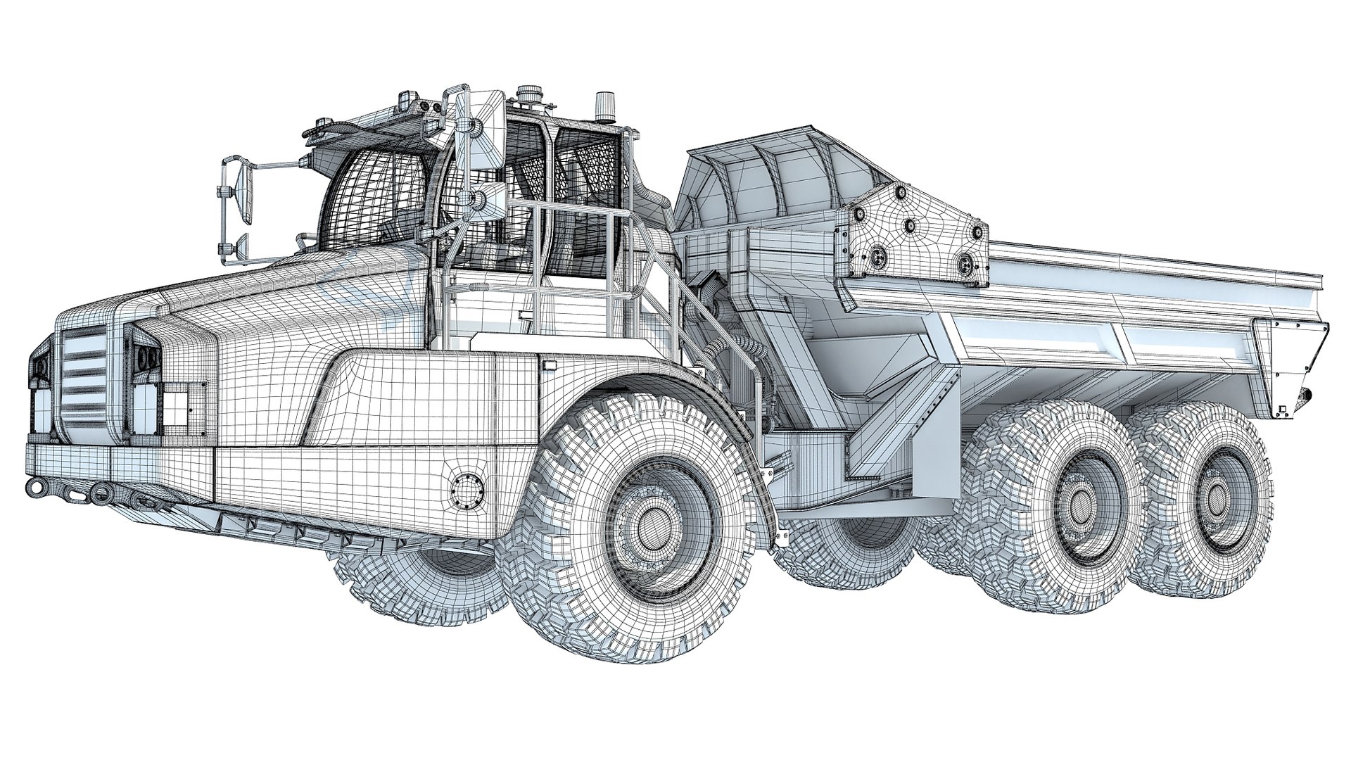 3D Model Mining Vehicle - TurboSquid 1556791