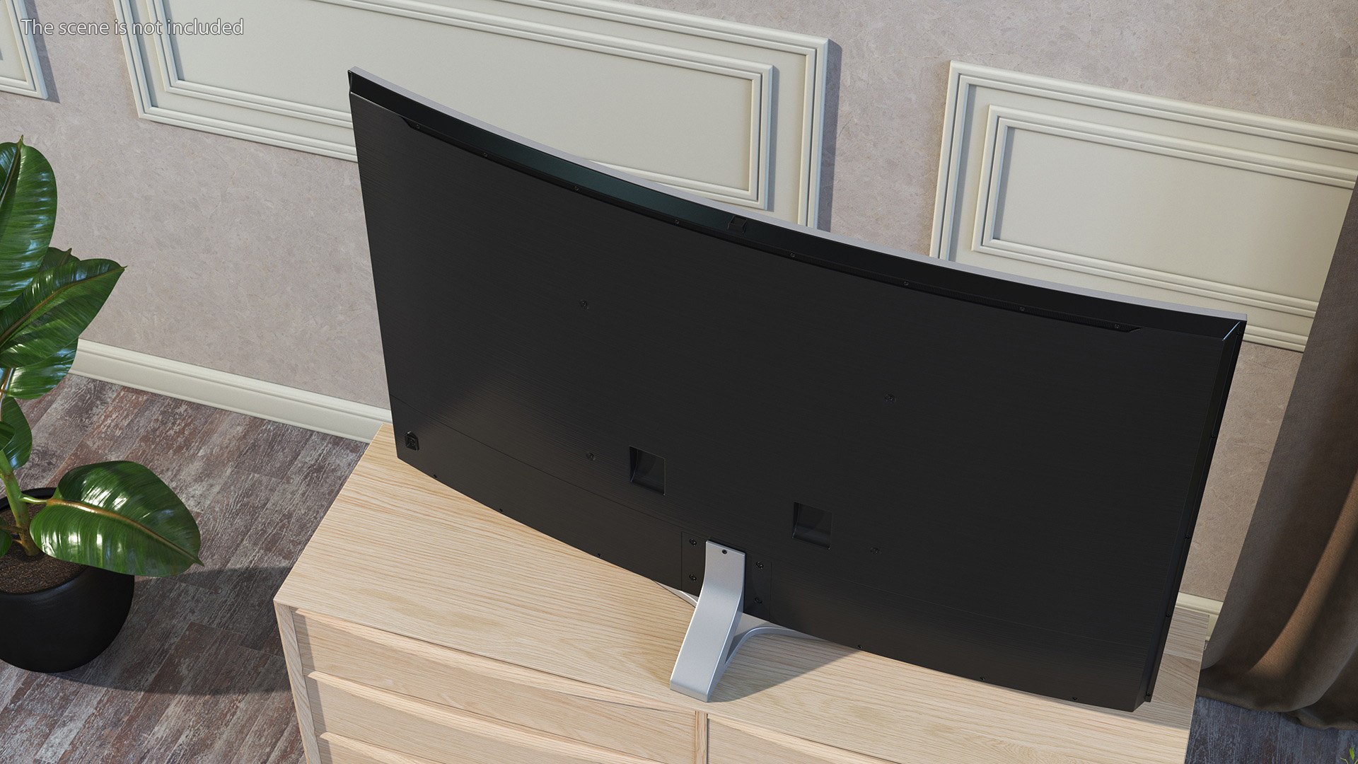 3D Curved Screen Television Model - TurboSquid 2245947