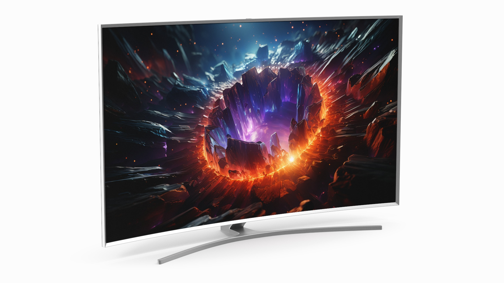 3D Curved Screen Television Model - TurboSquid 2245947