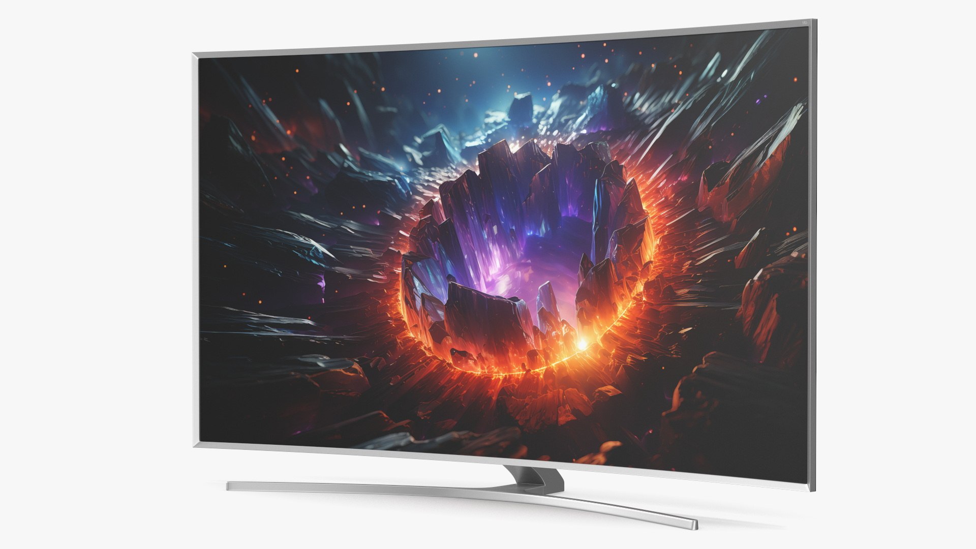 3D Curved Screen Television Model - TurboSquid 2245947