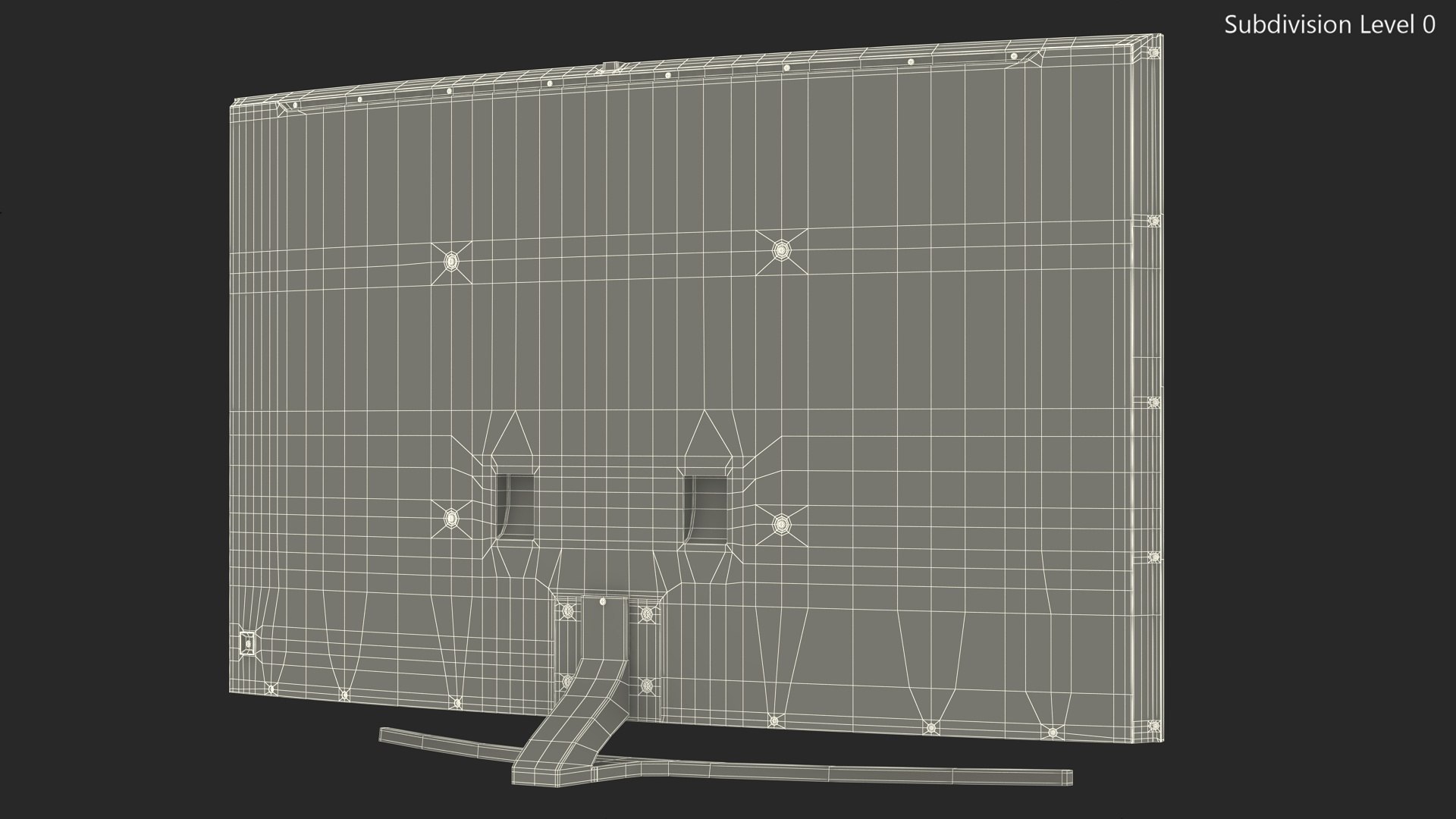 3D Curved Screen Television Model - TurboSquid 2245947