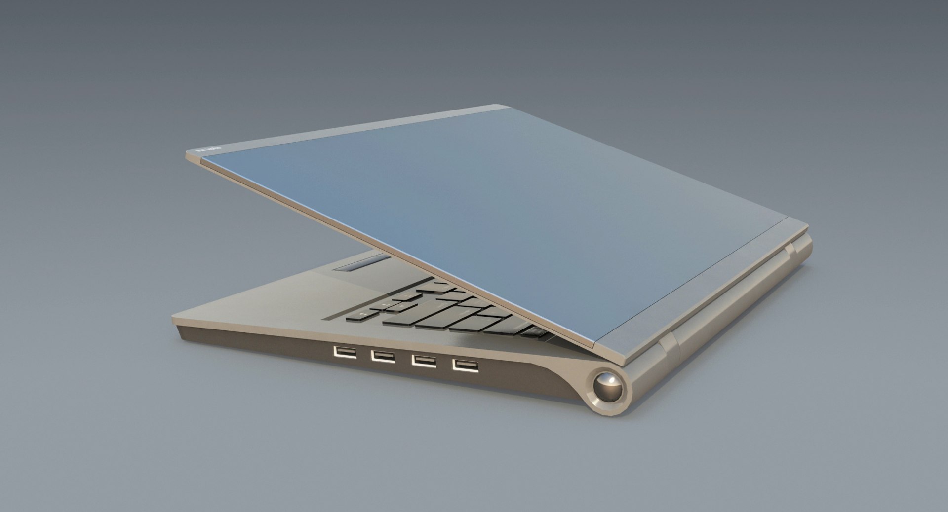Unity Laptop 3d Obj