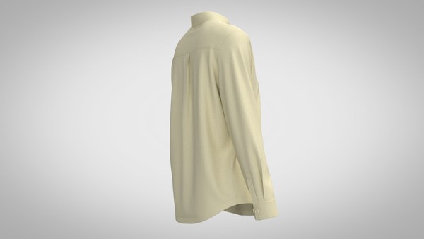 Long Sleeve Blouse 3D model - TurboSquid 1869829