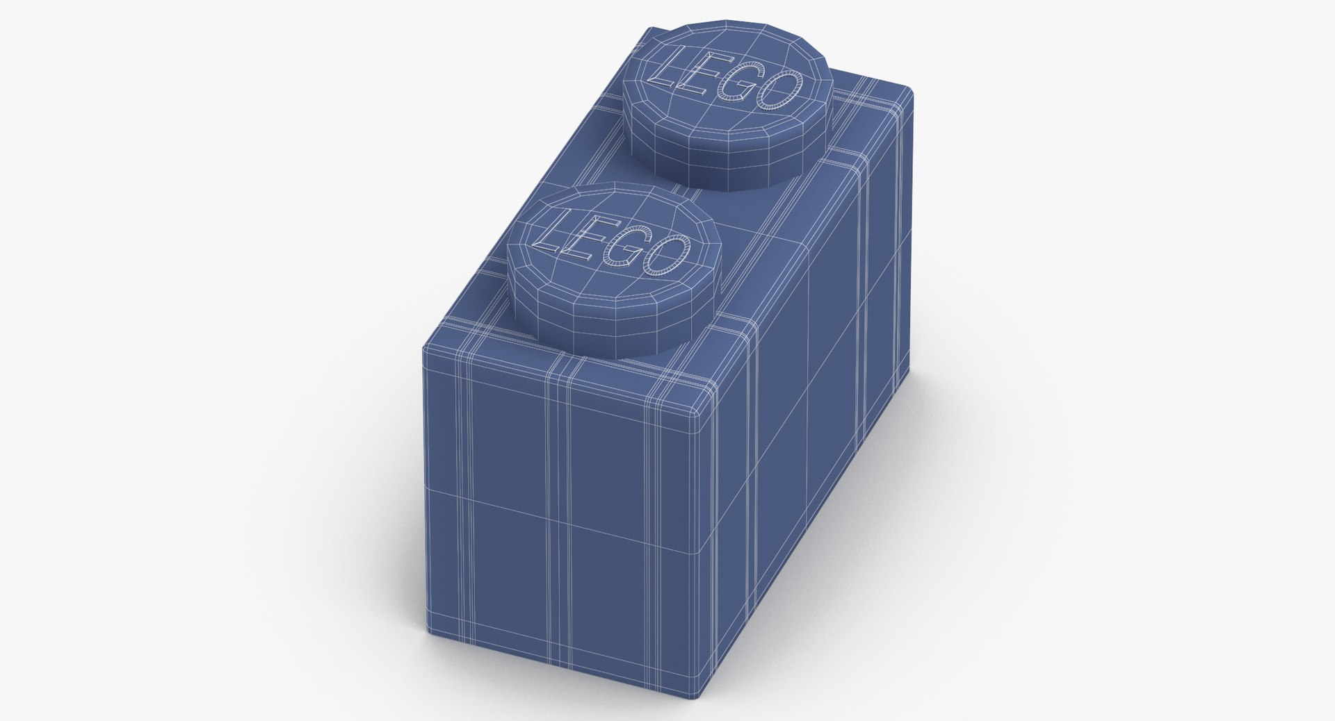 3D lego bricks 1x2 - TurboSquid 1491931