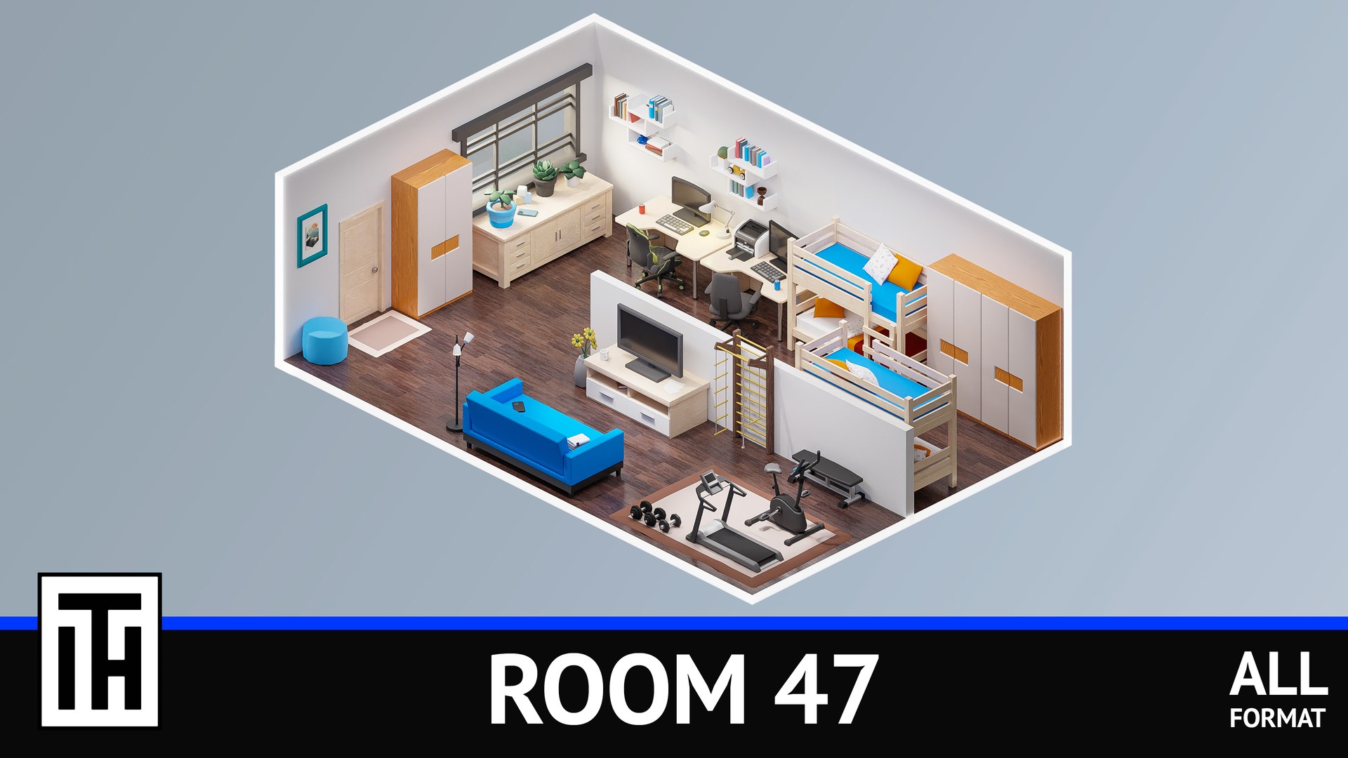 3D Room 47 - TurboSquid 2151822