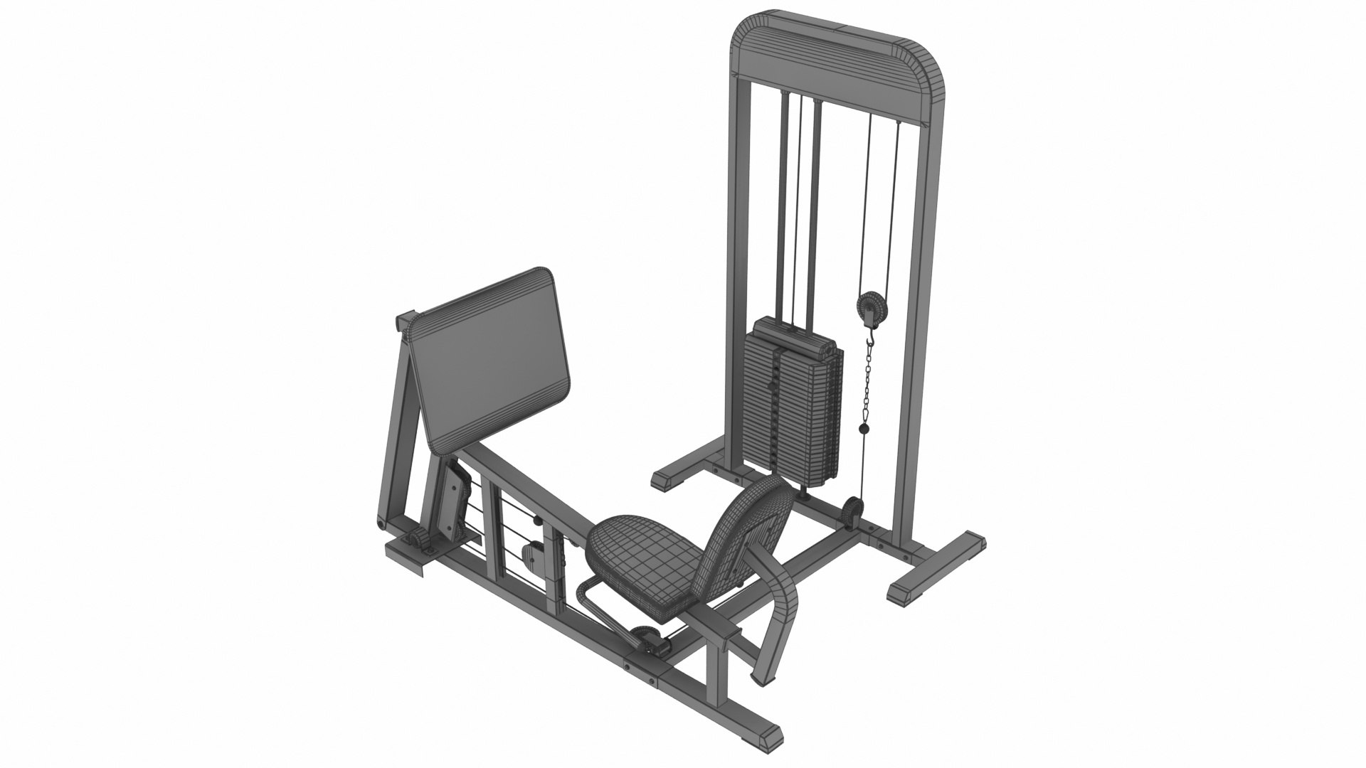 3D GYM Leg Press Machine Model - TurboSquid 1927685