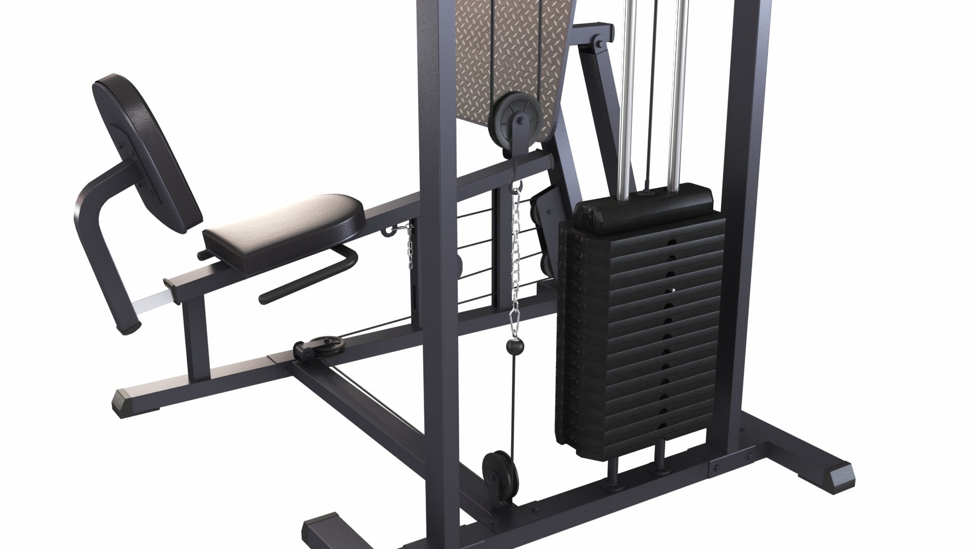 3D GYM Leg Press Machine Model - TurboSquid 1927685