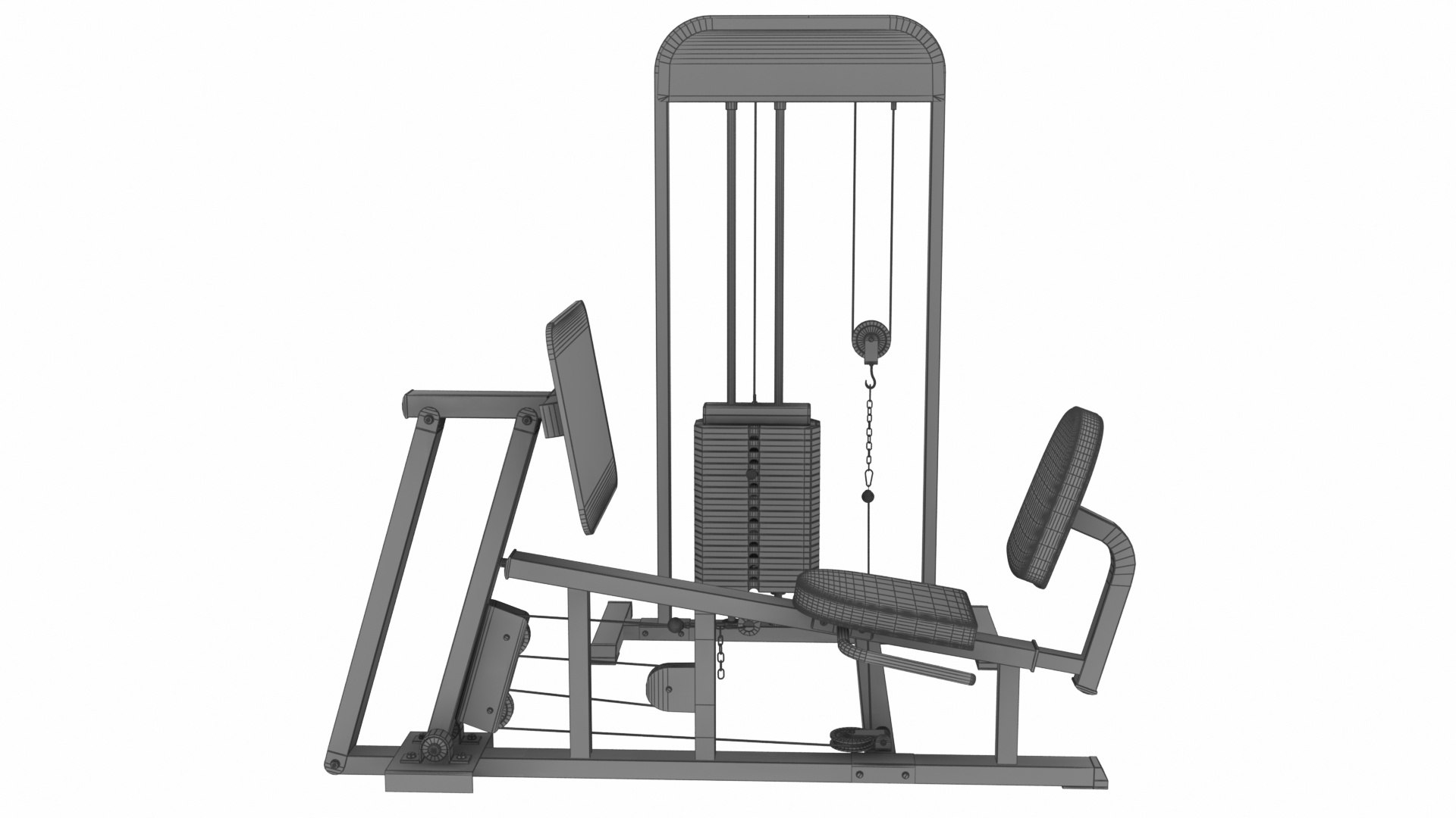 3D GYM Leg Press Machine Model - TurboSquid 1927685