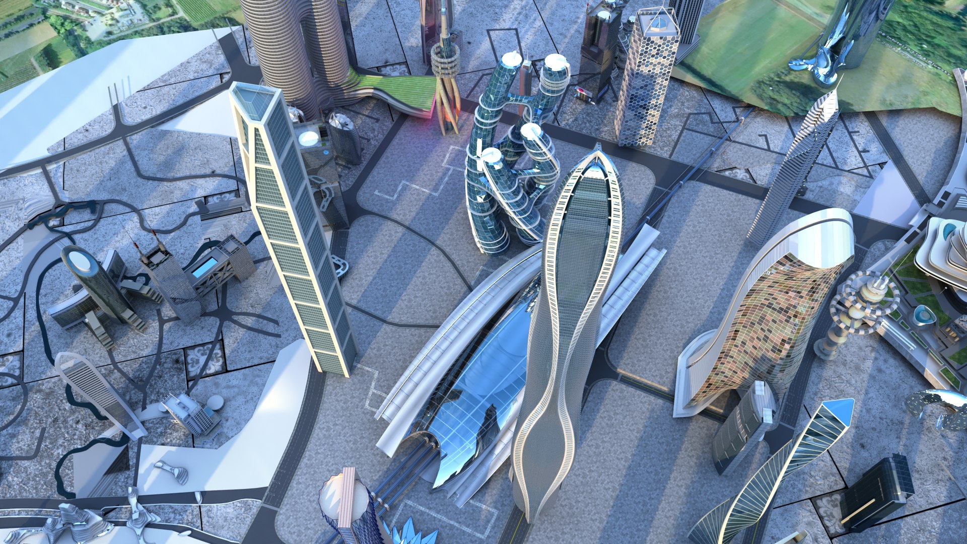 3D Immersive City Model - TurboSquid 2244191