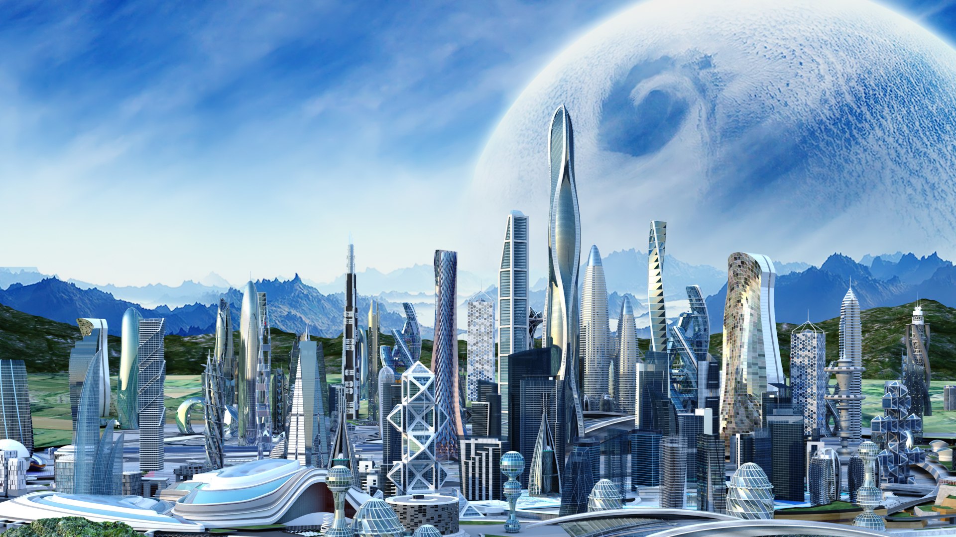 3D Immersive City Model - TurboSquid 2244191