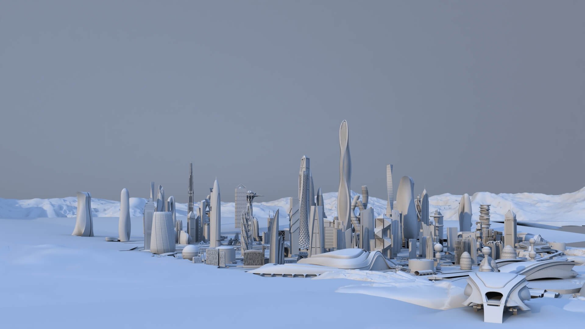 3D Immersive City Model - TurboSquid 2244191