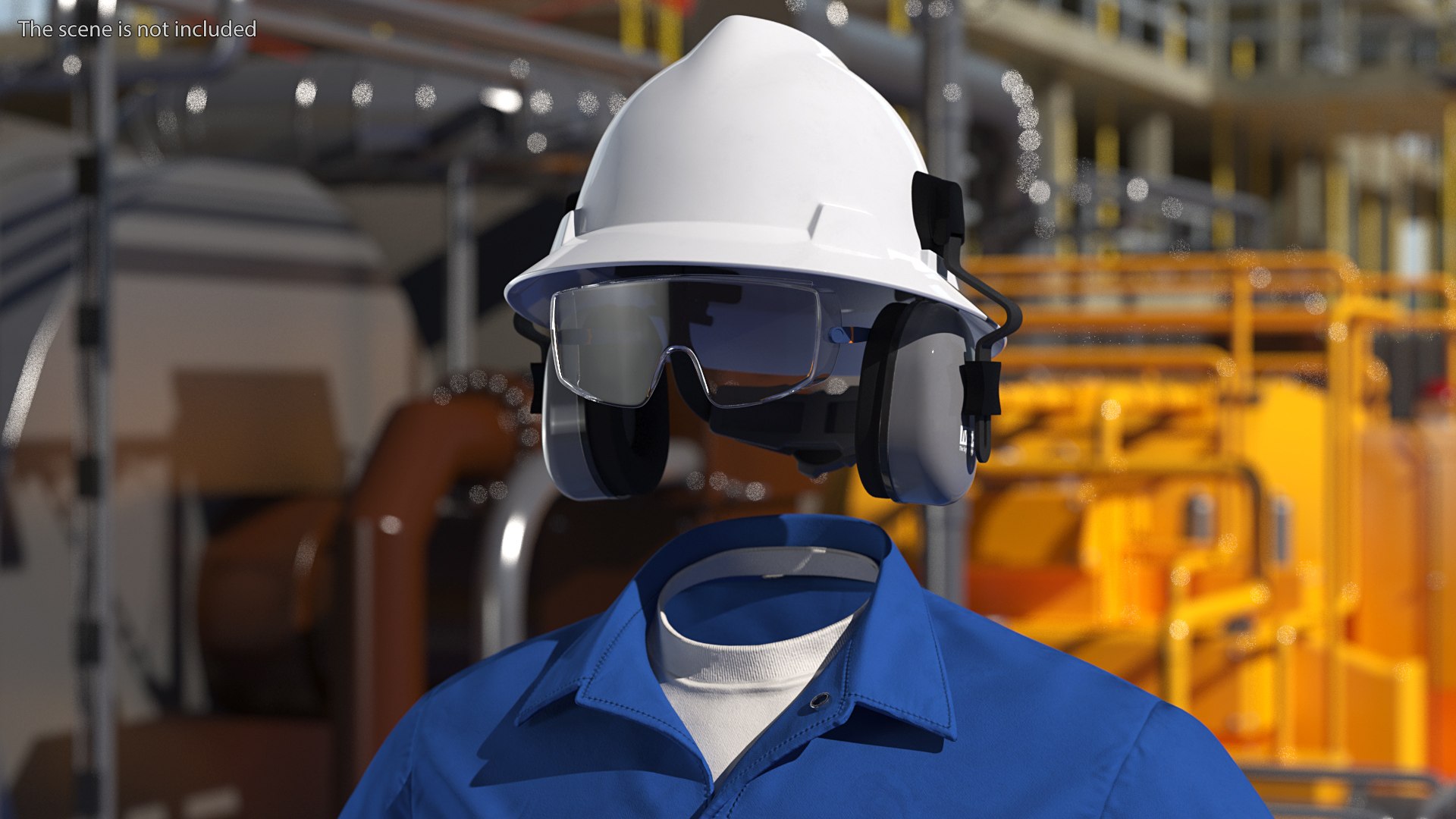 Oil Field Worker Uniform Model - TurboSquid 1792900