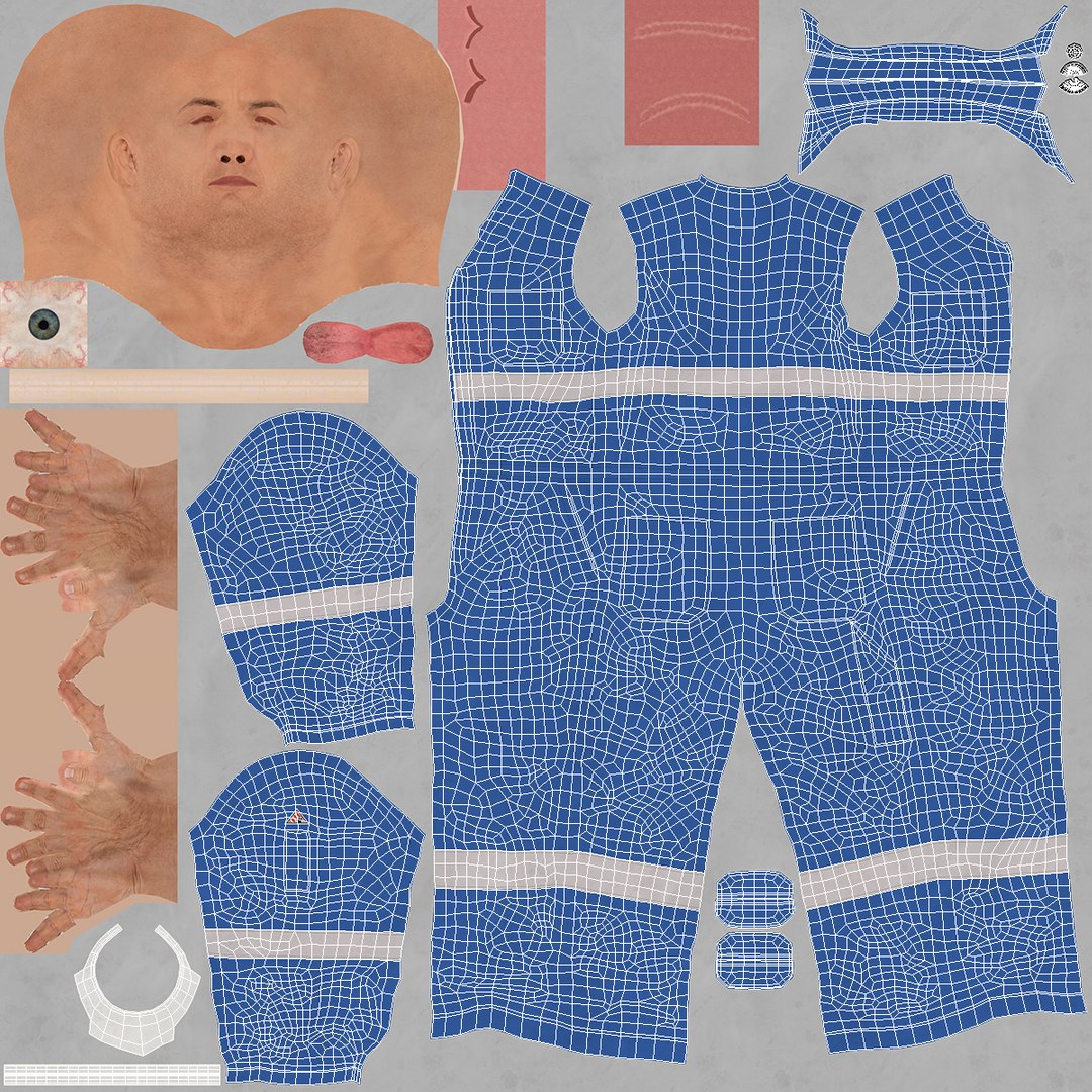 Oil Field Worker Uniform model - TurboSquid 1792900