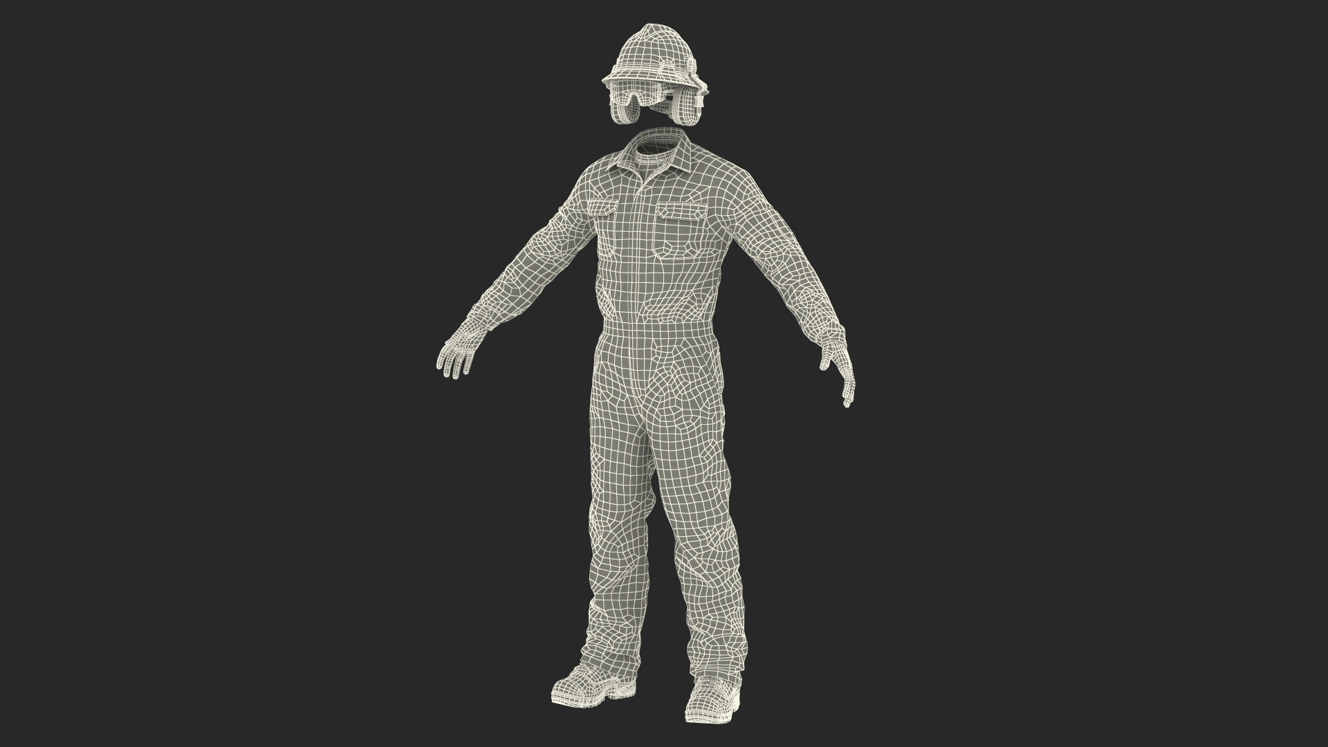 Oil Field Worker Uniform Model - TurboSquid 1792900