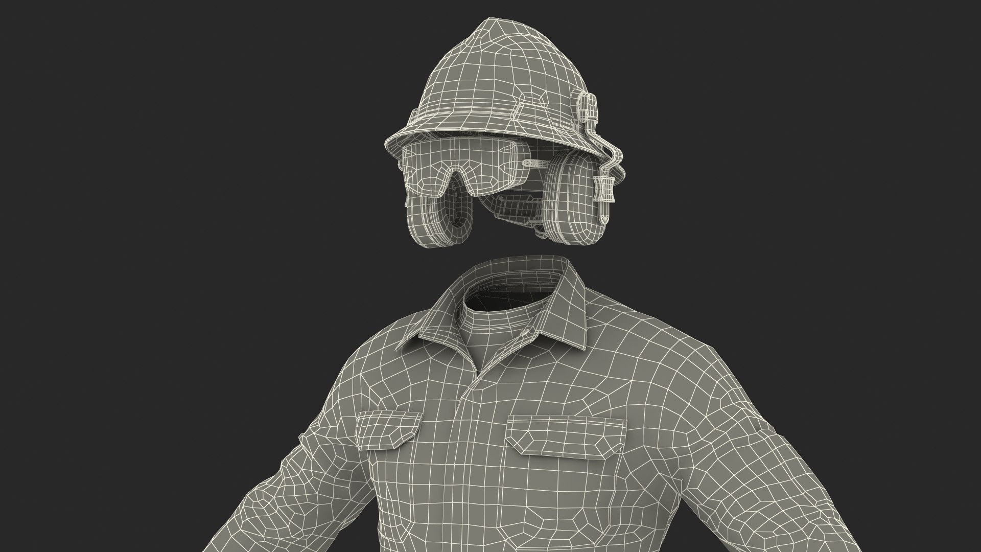 Oil Field Worker Uniform Model - TurboSquid 1792900