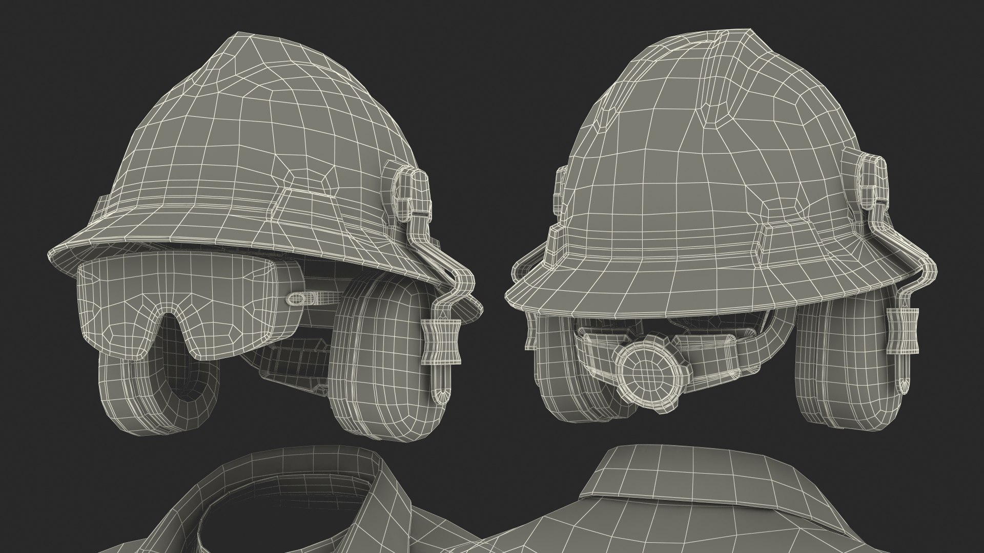 Oil Field Worker Uniform Model - TurboSquid 1792900