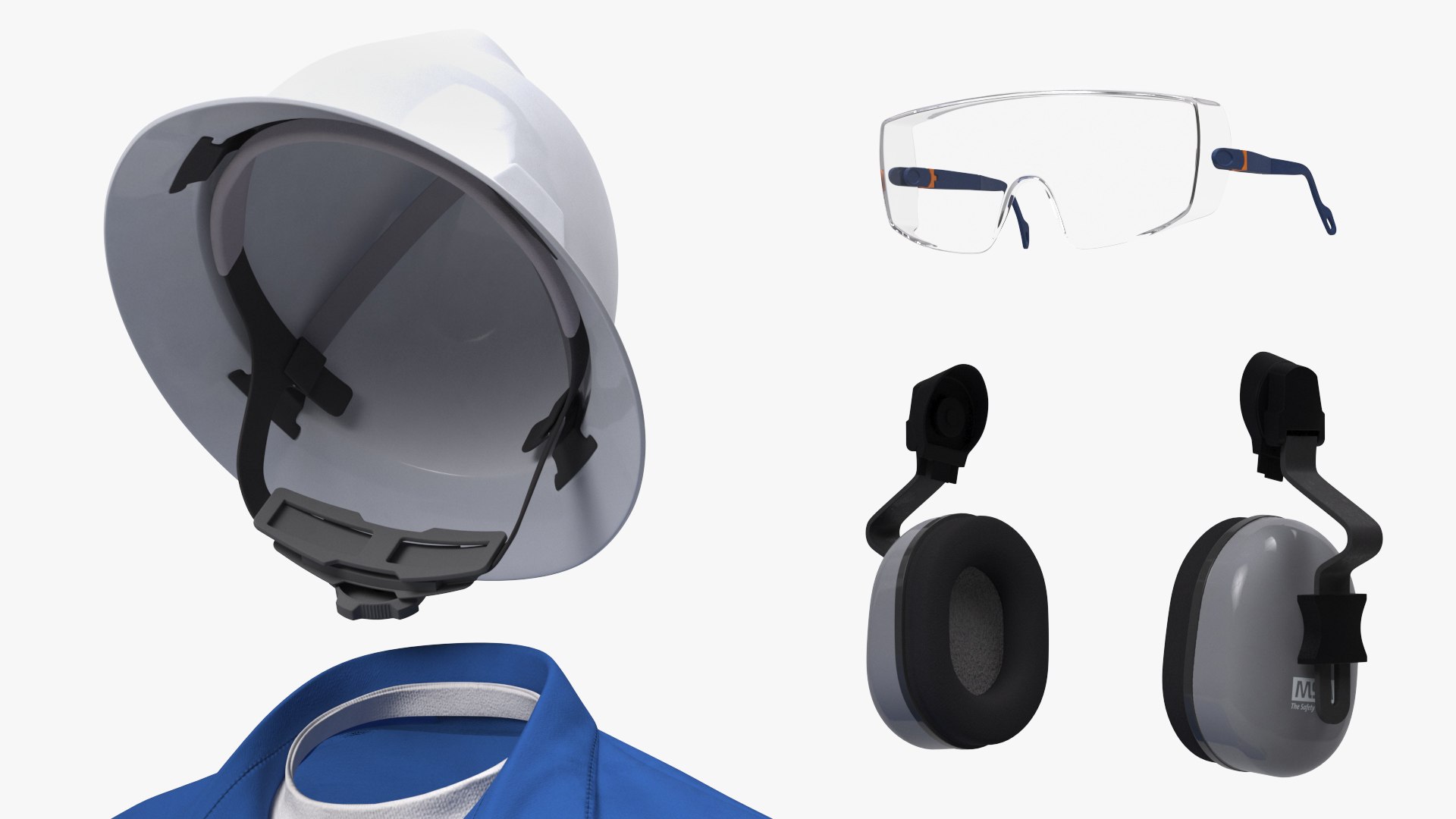 Oil Field Worker Uniform model - TurboSquid 1792900