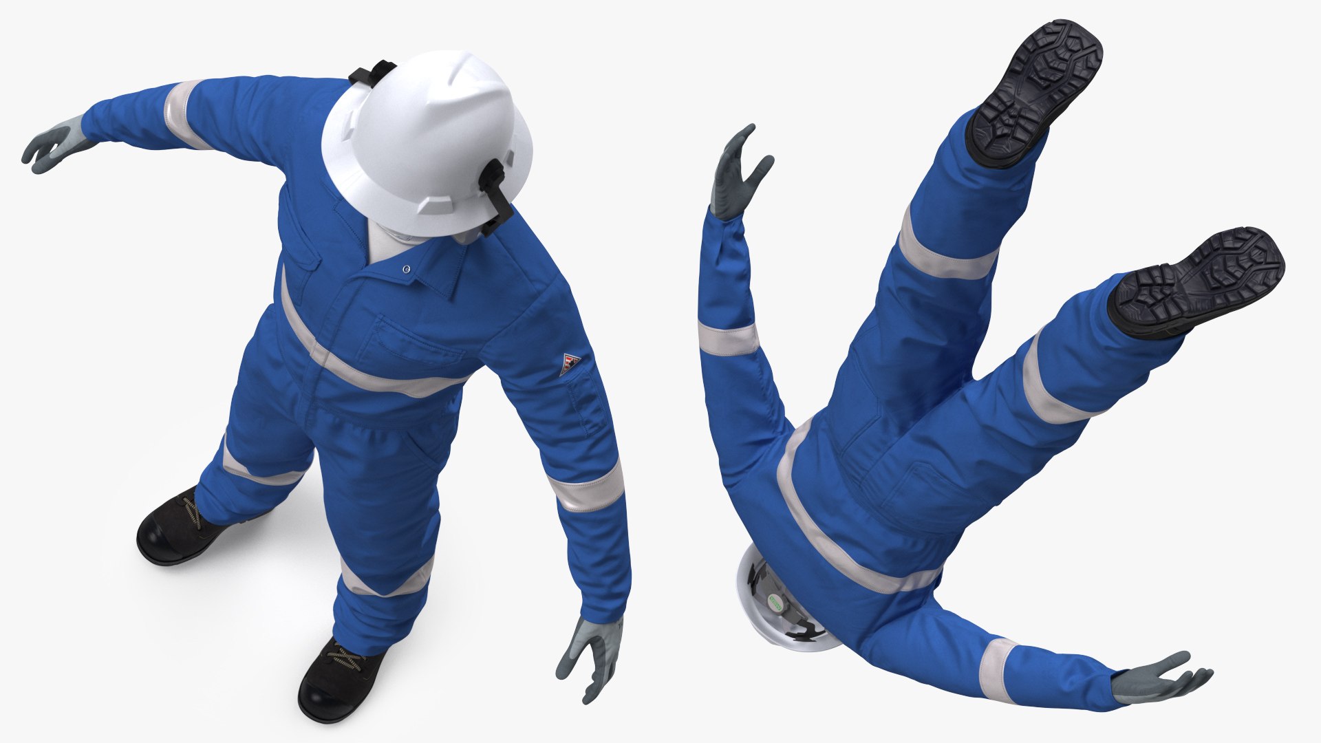 Oil Field Worker Uniform model - TurboSquid 1792900