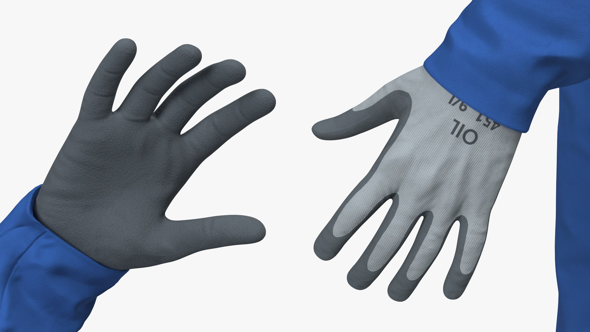 Oil Field Worker Uniform model - TurboSquid 1792900