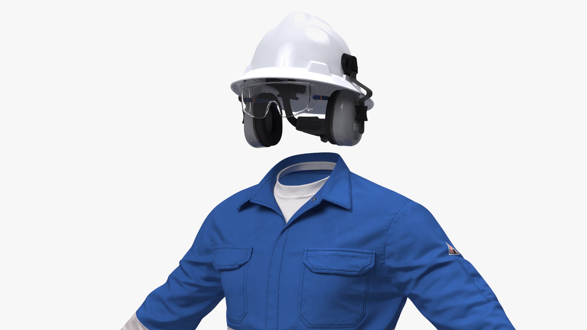 Oil Field Worker Uniform Model - TurboSquid 1792900