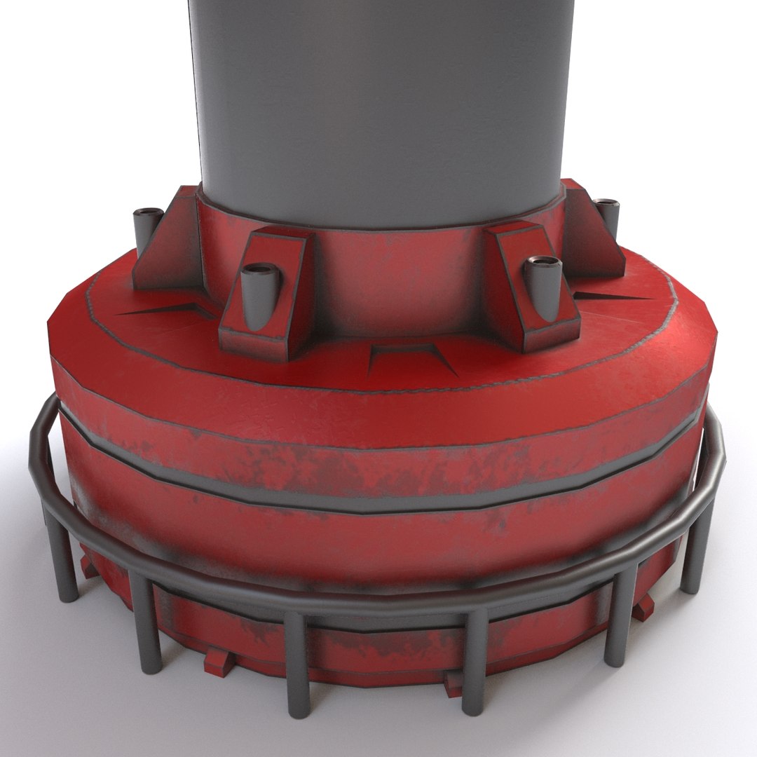 3d sci-fi element model