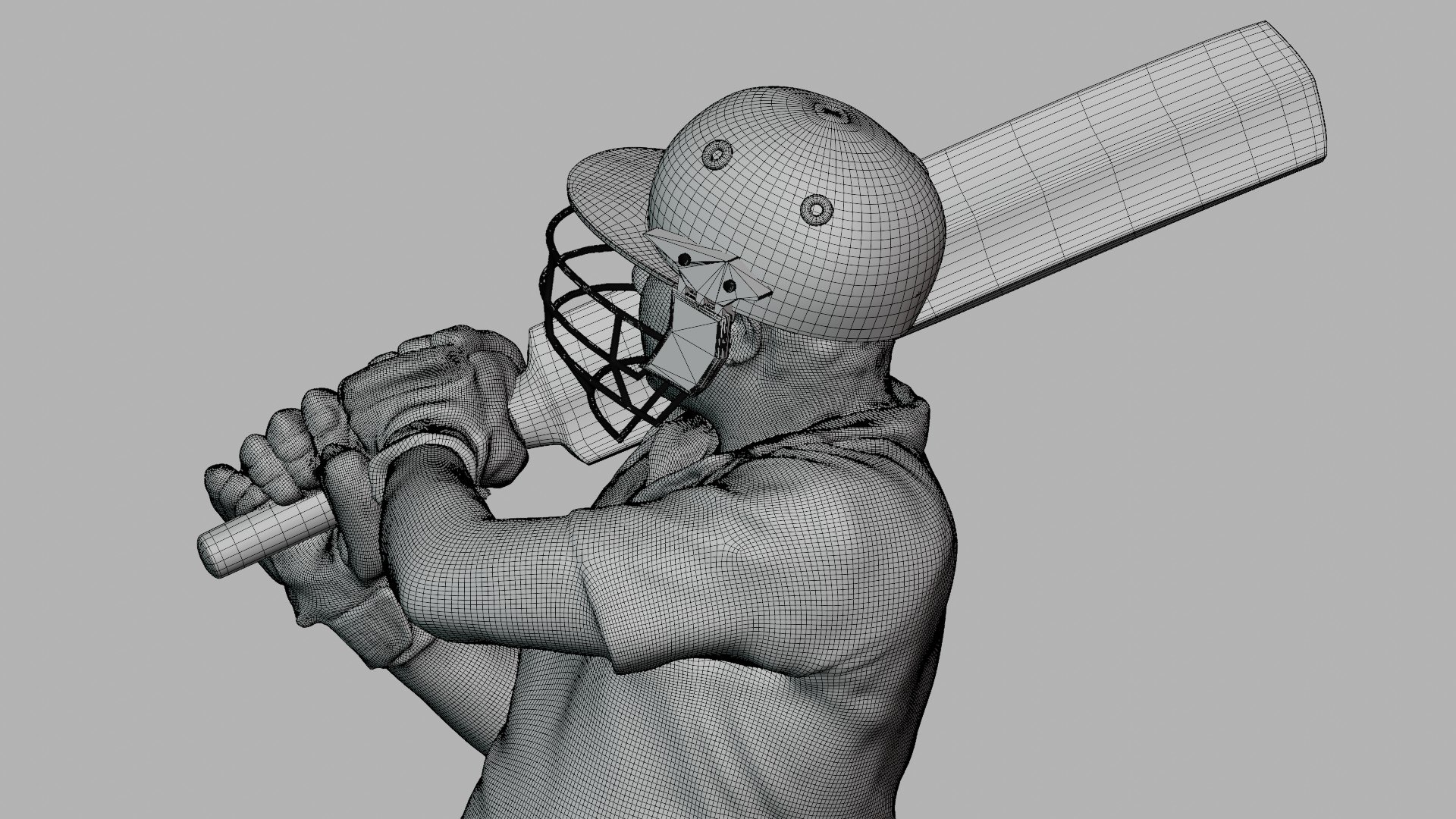 Batsman 3D Model - TurboSquid 2028395
