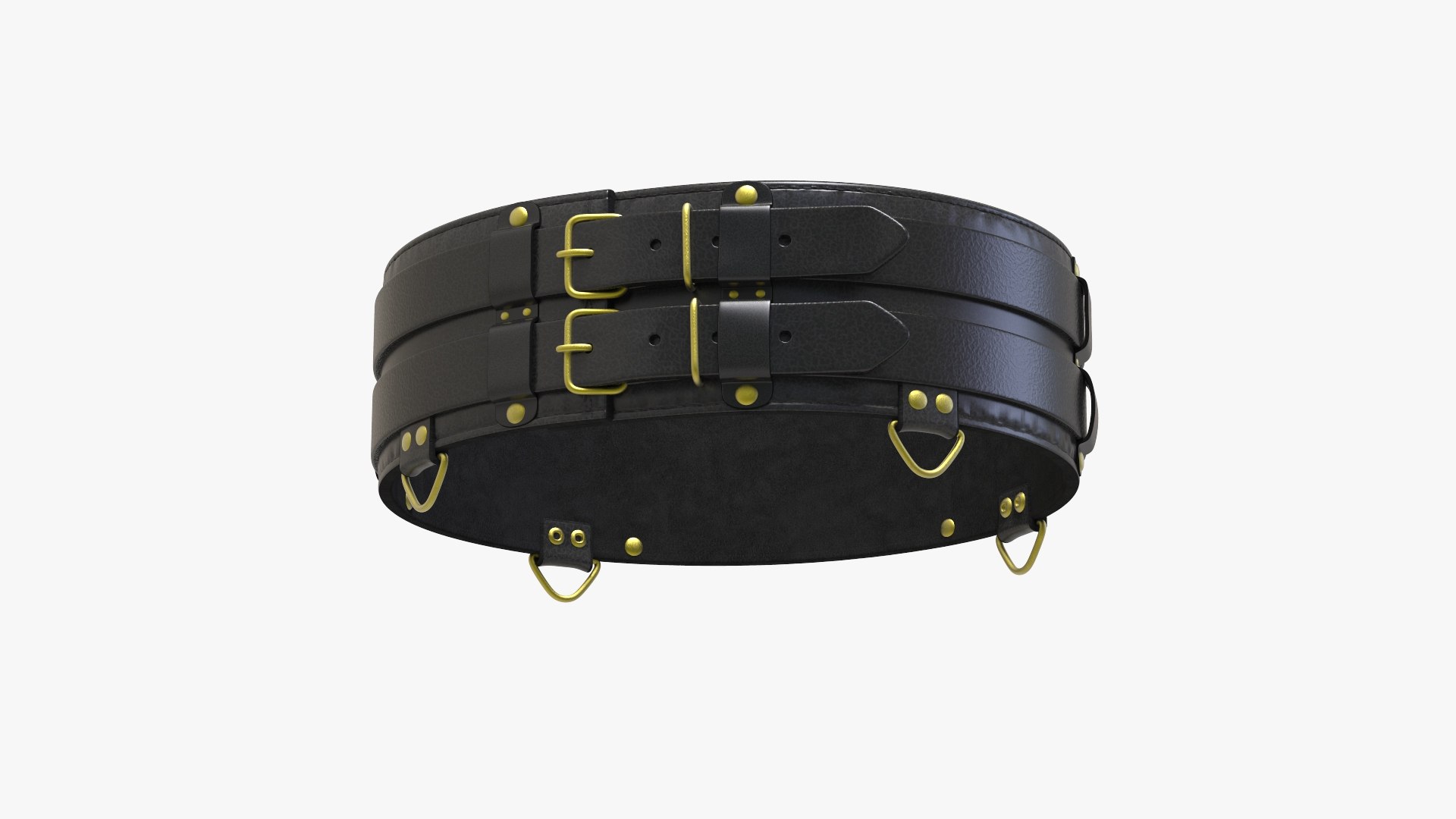 3D Wide Medieval Belt Model - TurboSquid 2187834