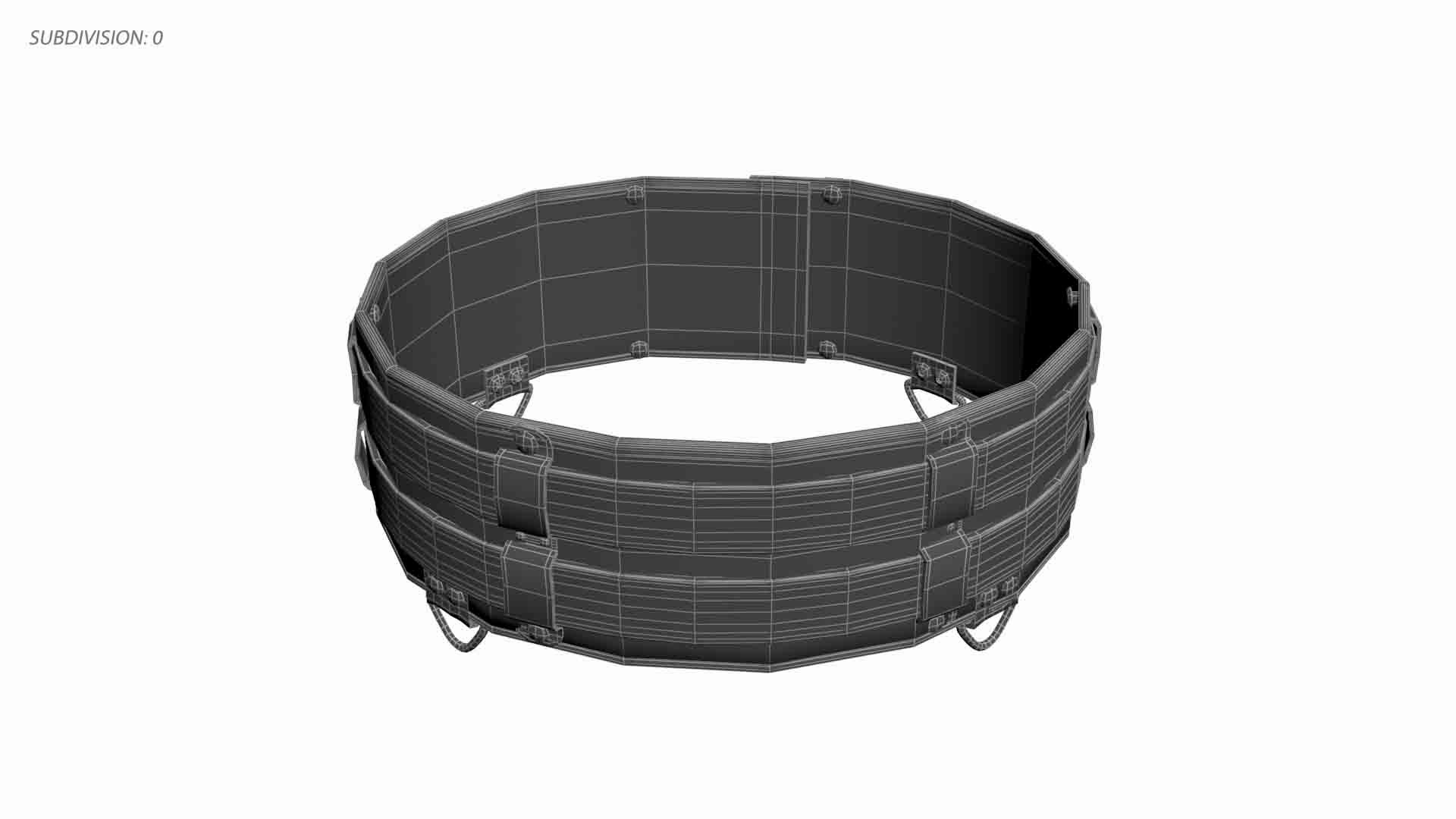 3D Wide Medieval Belt Model - TurboSquid 2187834