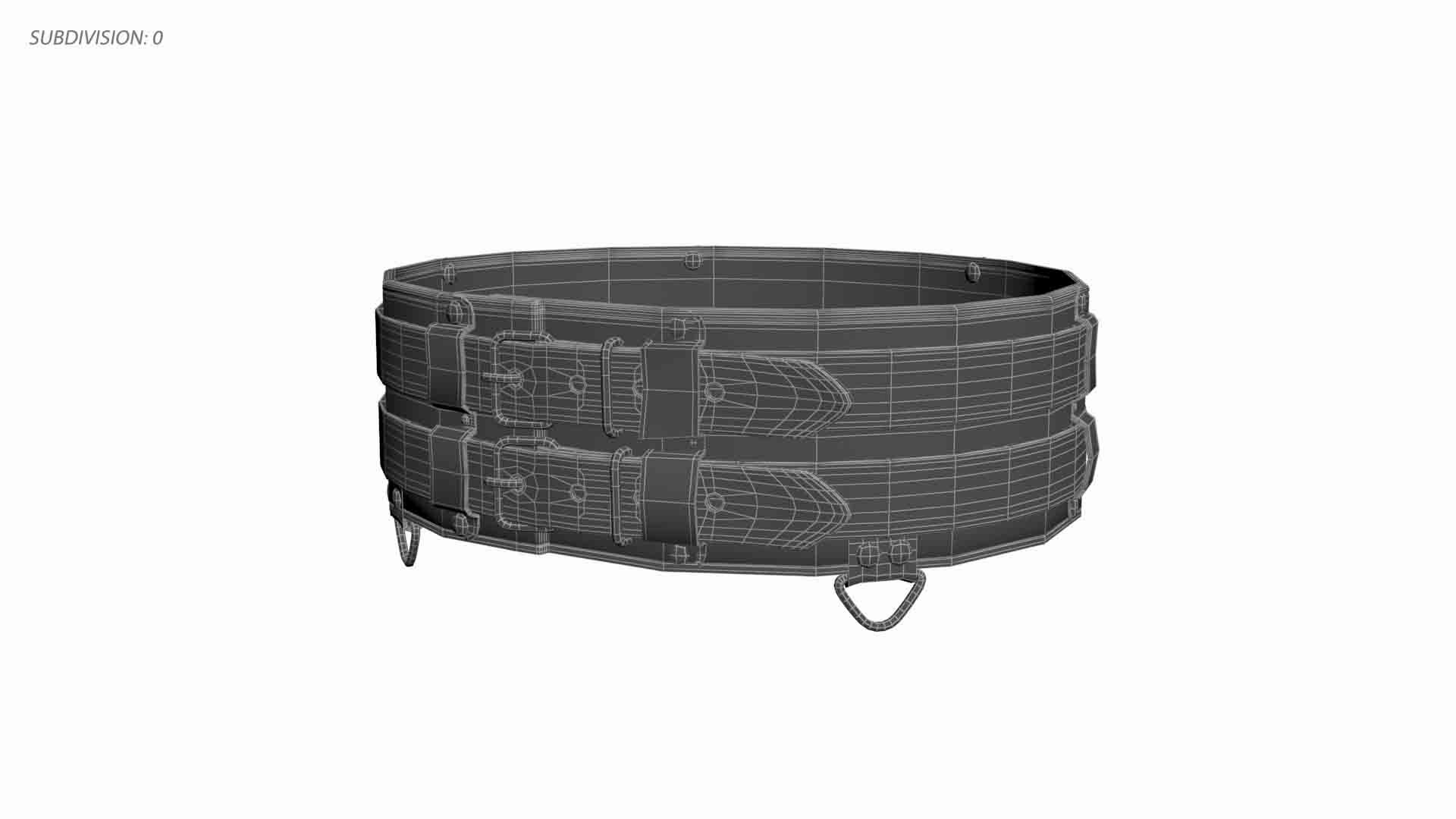 3D Wide Medieval Belt Model - TurboSquid 2187834