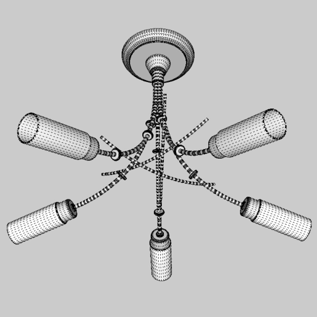3d Lamp Ceiling Light Model