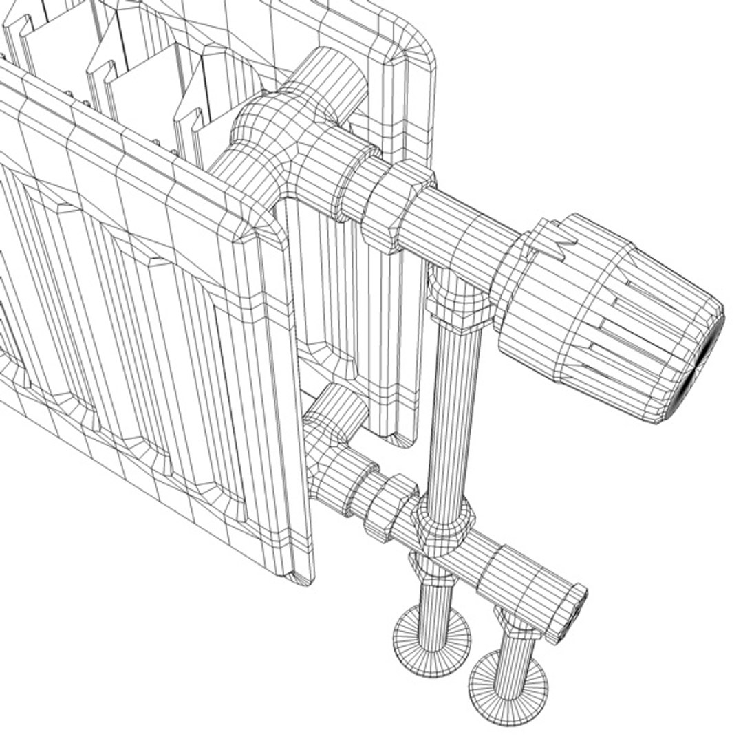 Radiators Plates 3d C4d