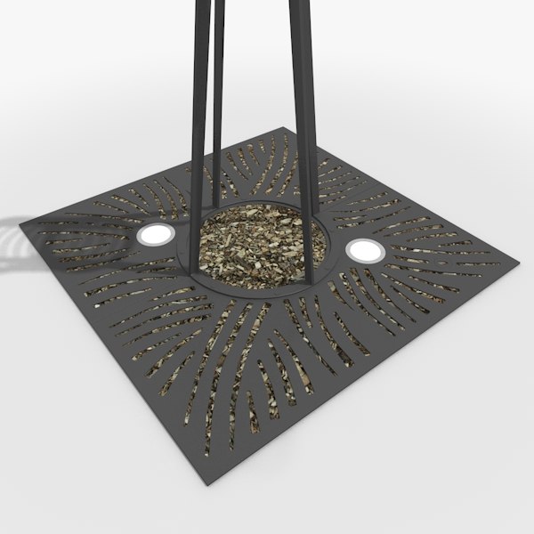 3d model tree grate