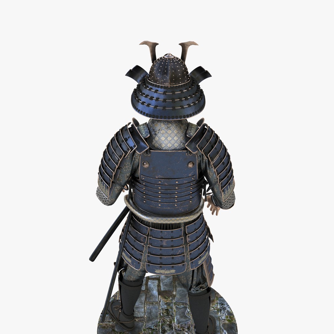 Samurai armor 3D model - TurboSquid 1200566