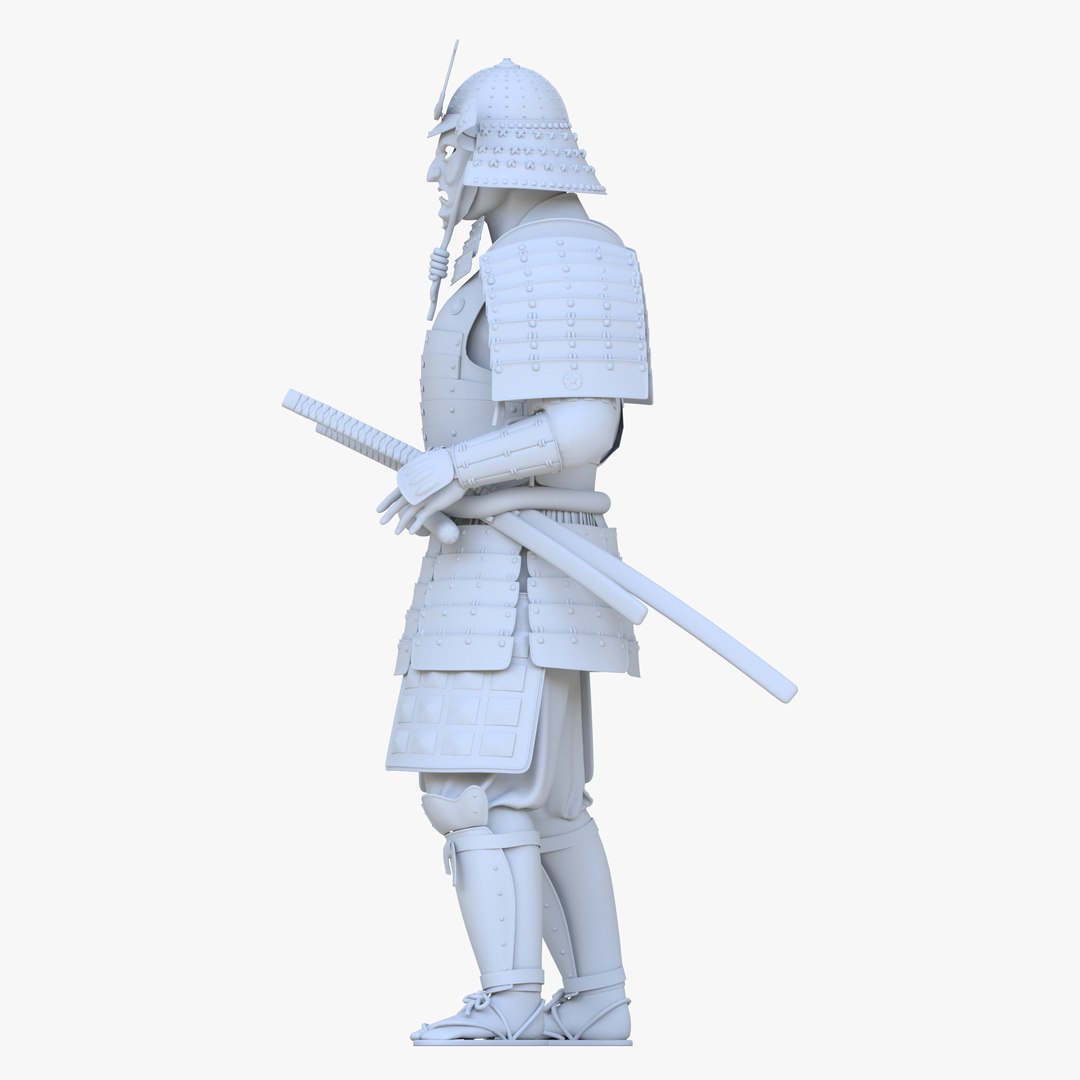 Samurai armor 3D model - TurboSquid 1200566