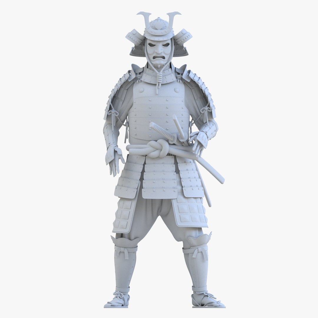 Samurai armor 3D model - TurboSquid 1200566