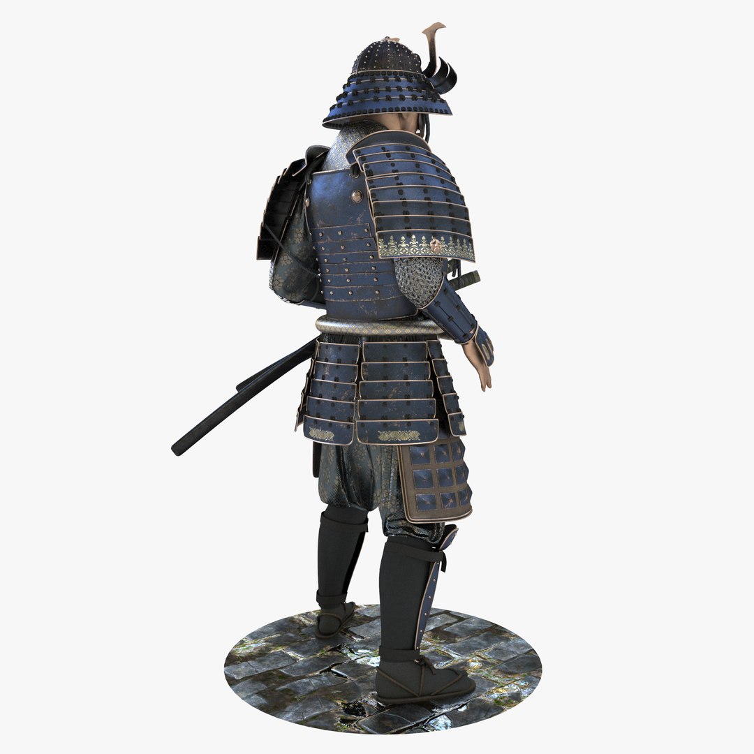 Samurai armor 3D model - TurboSquid 1200566