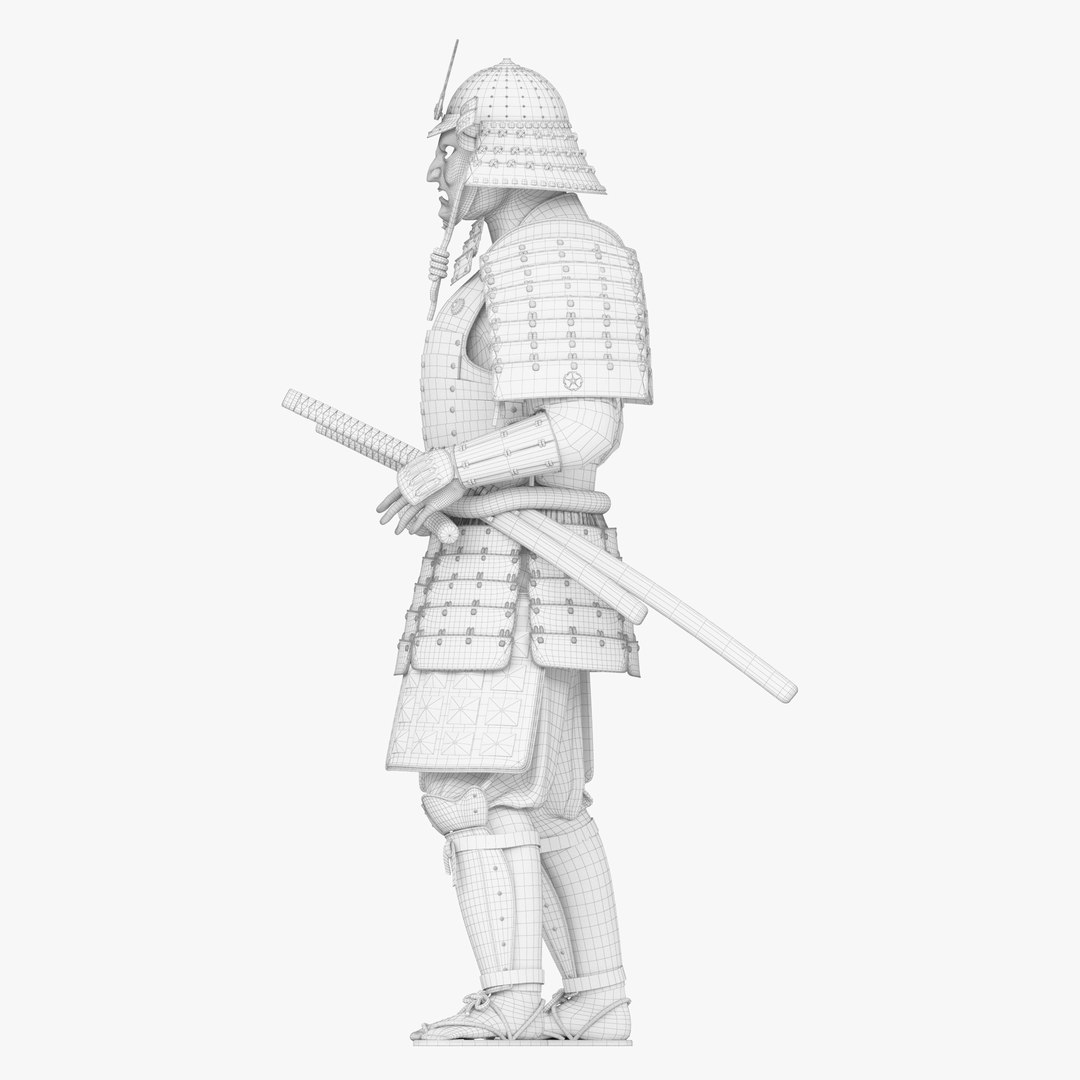 Samurai armor 3D model - TurboSquid 1200566