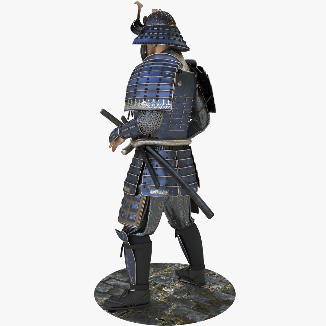 Samurai armor 3D model - TurboSquid 1200566